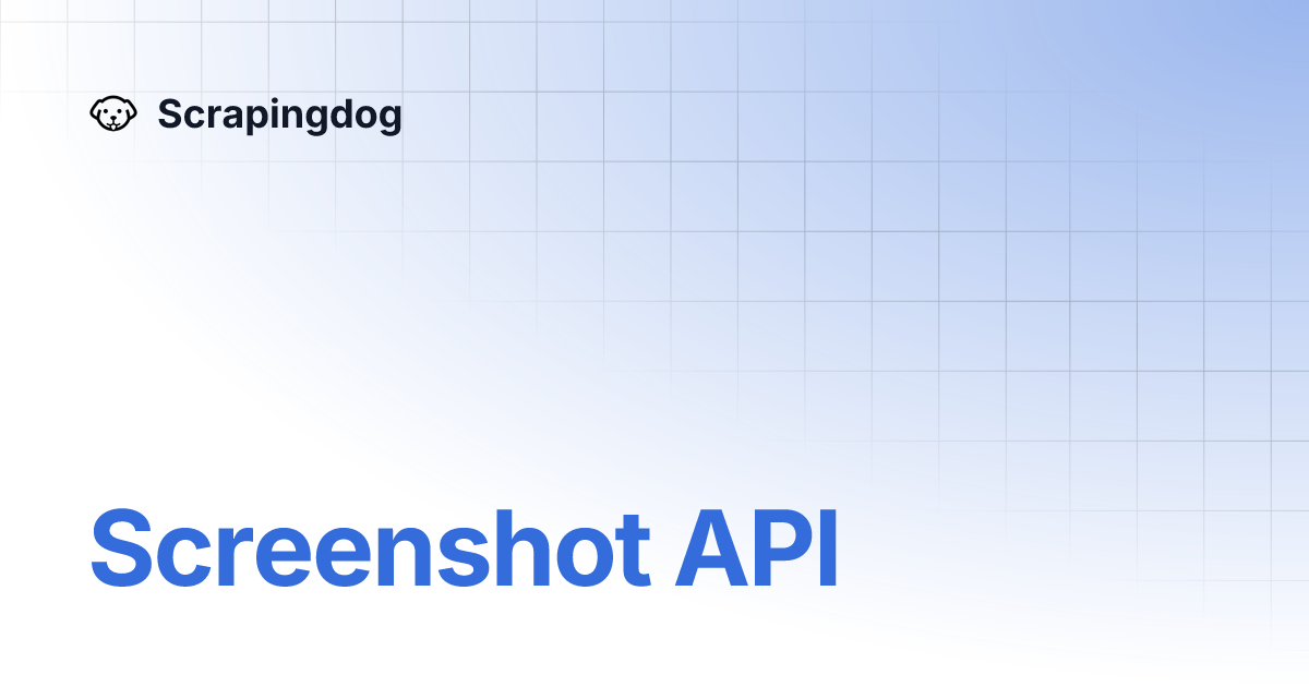 Screenshot API | Scrapingdog
