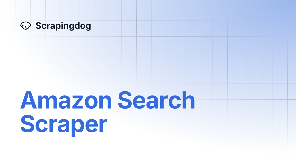 Amazon Search Scraper | Scrapingdog